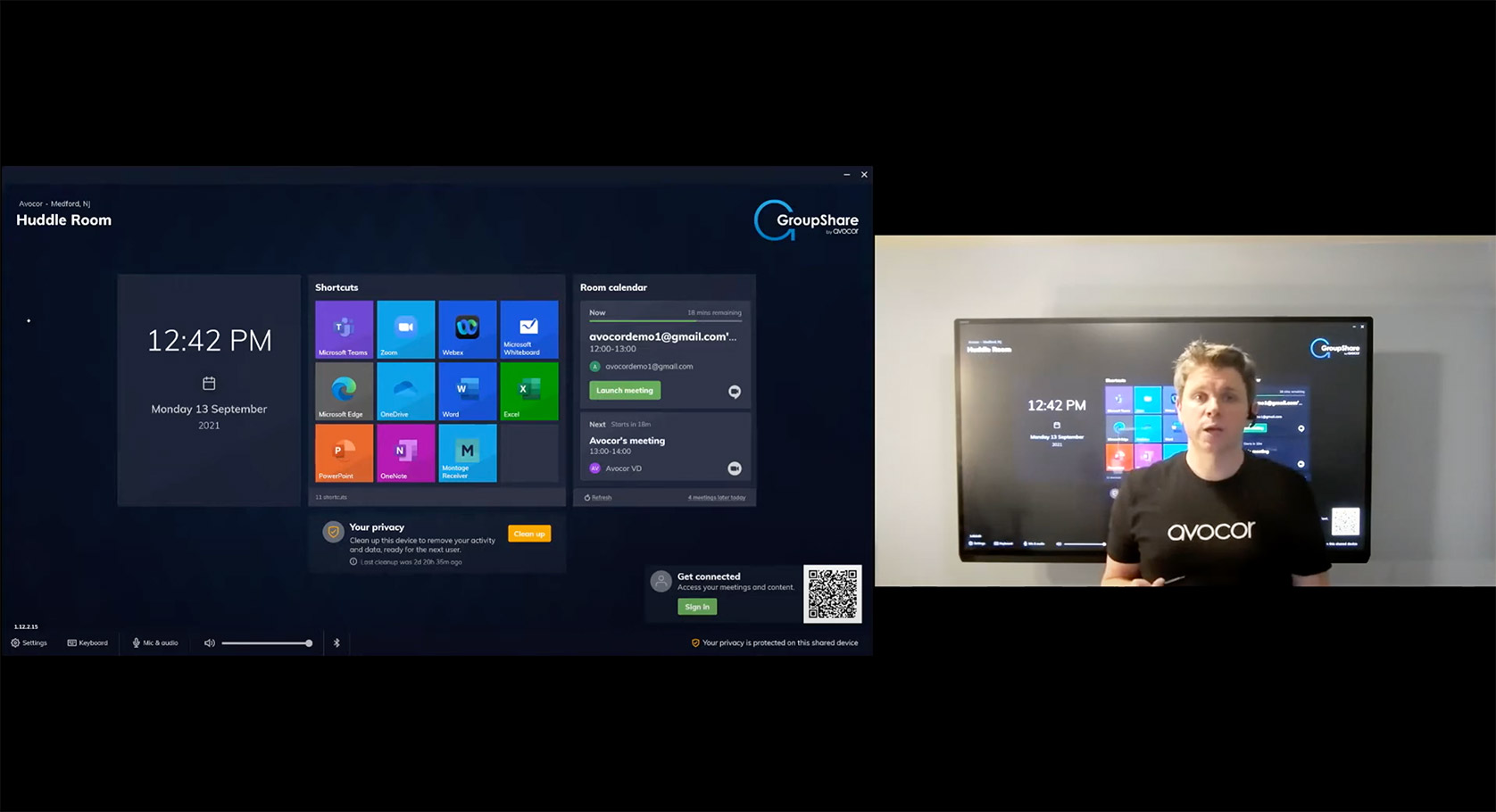 AV collaboration technology from Avocor available through AVI-SPL